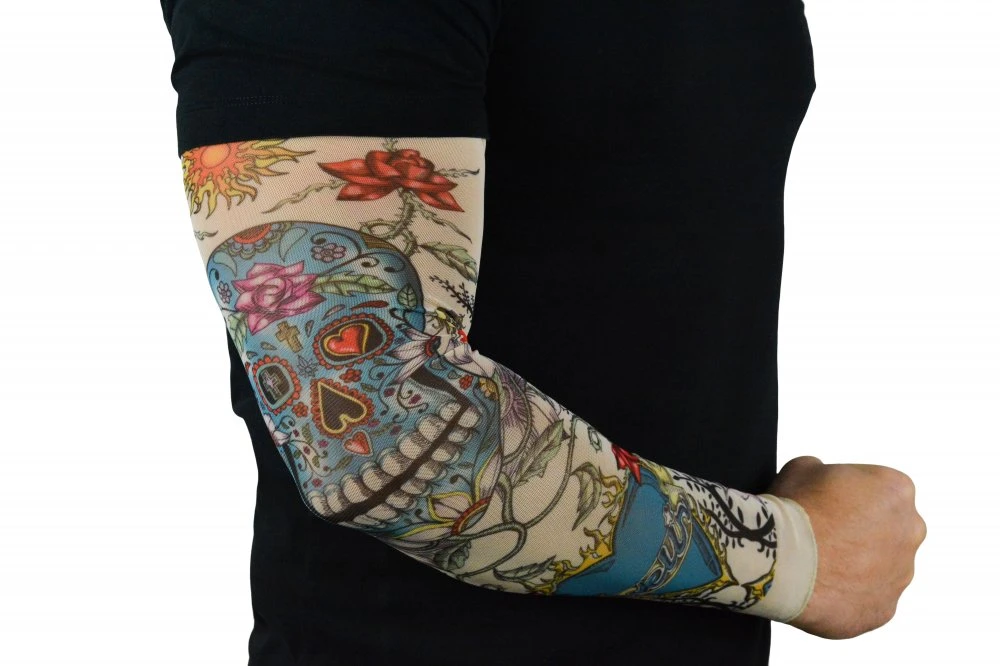 Day Of The Dead Sleeve Tattoos
